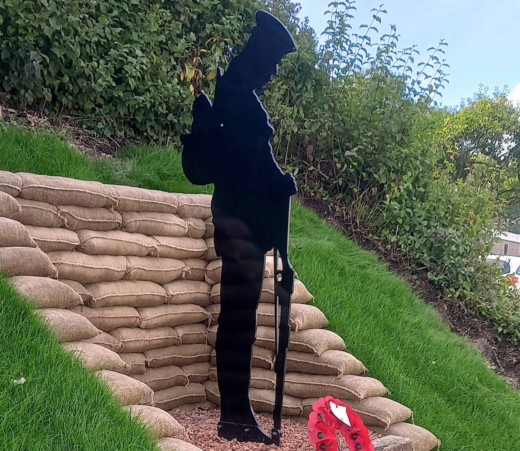 Silhouette Soldier tribute to village’s fallen | The New Blackmore Vale ...