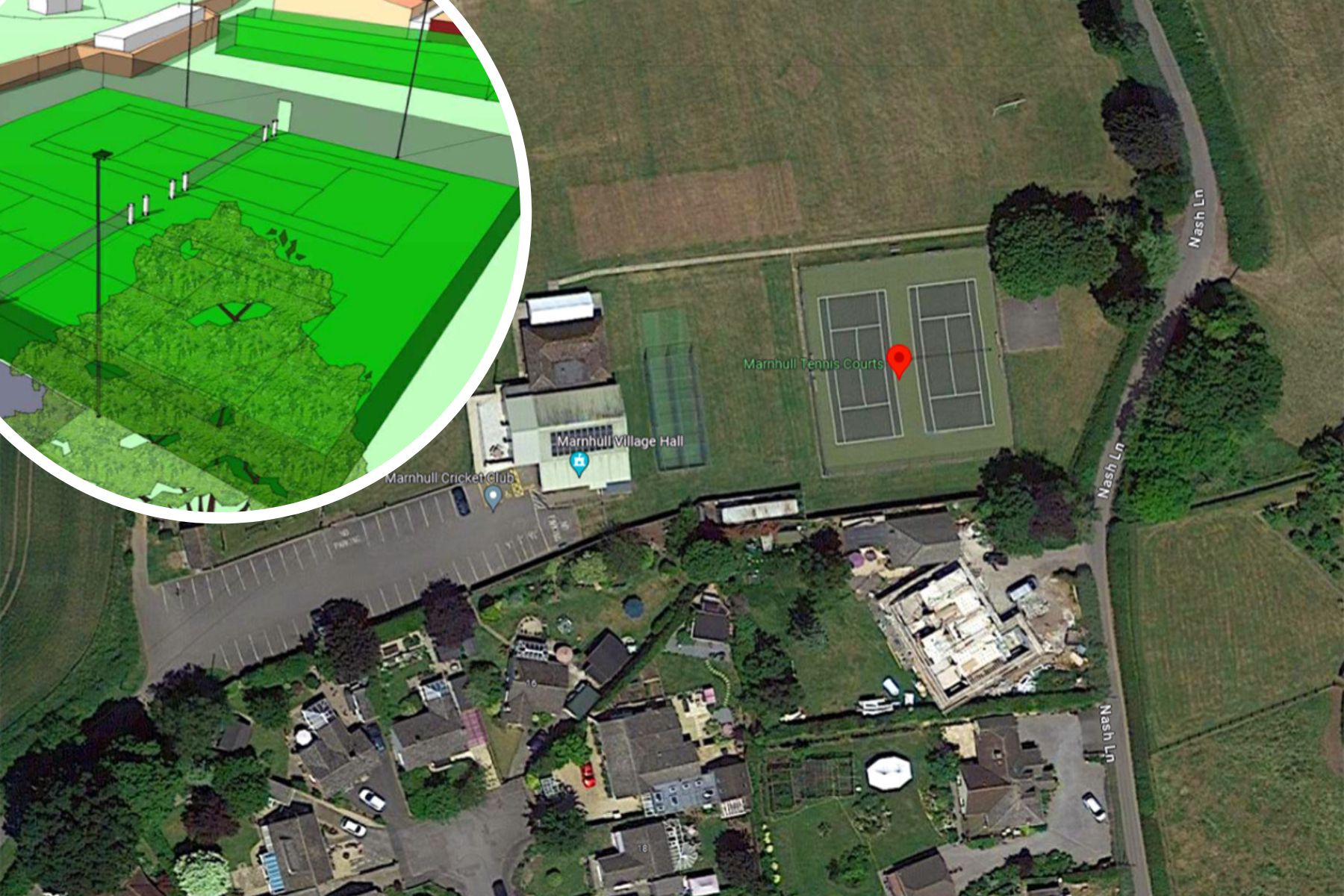 10m-high floodlights plan for Marnhull Tennis Club | The New Blackmore ...