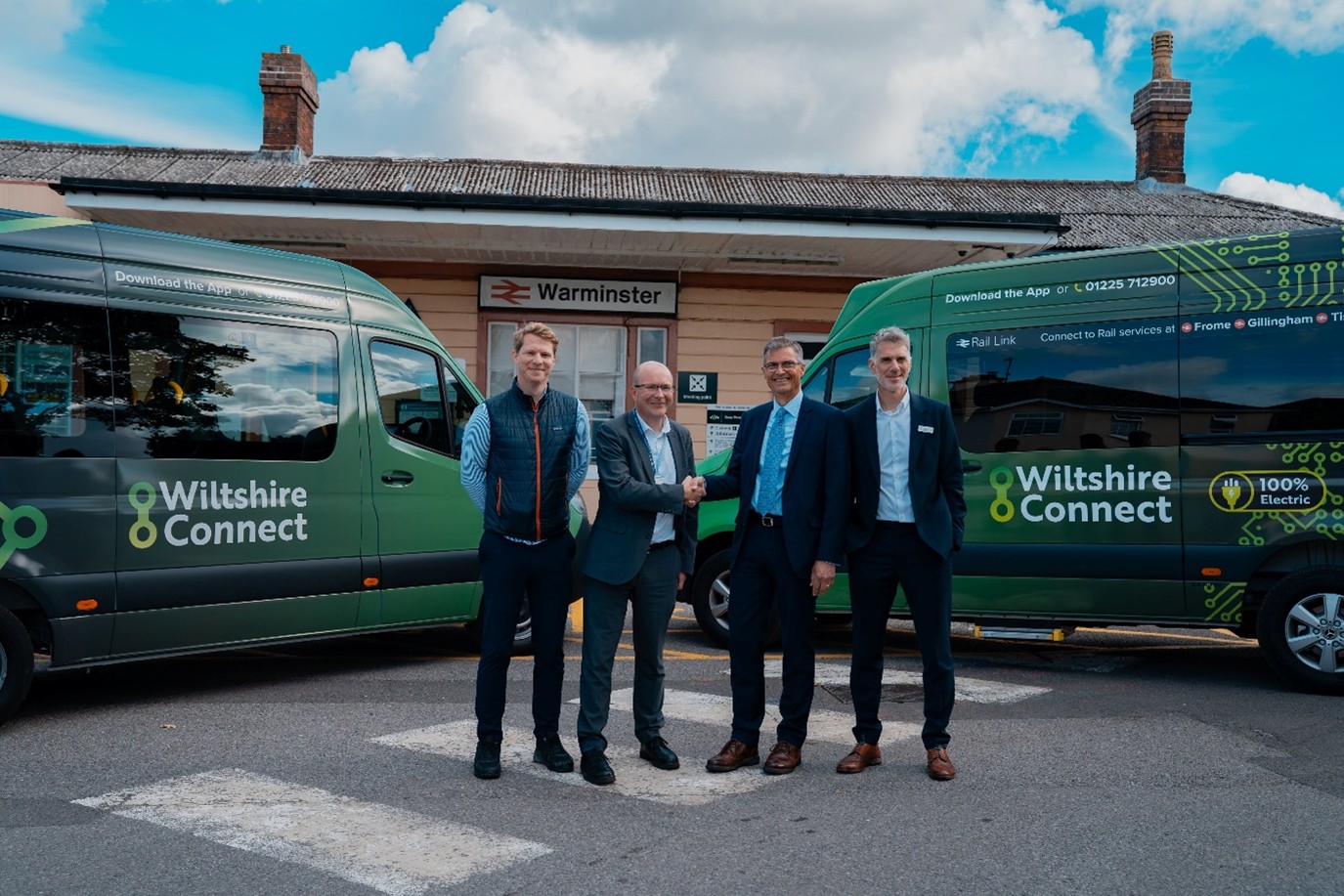 Roll out of new buses connecting Warminster and Mere - with connections ...