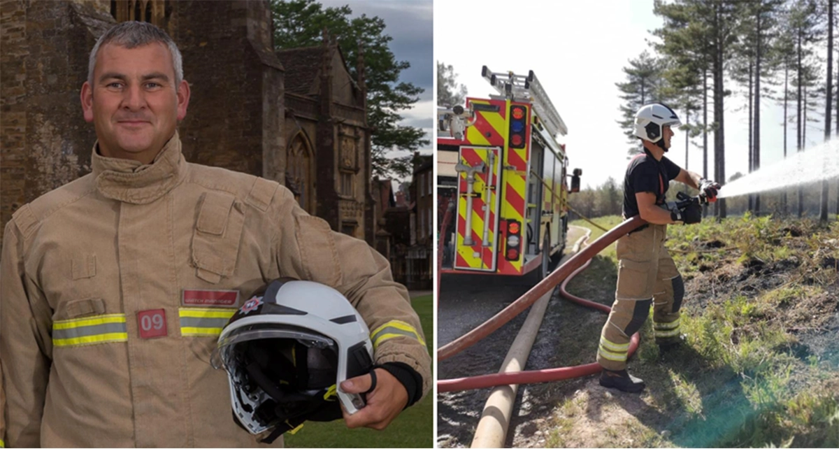Fire station shines a light on man who marks 30 years of service in ...