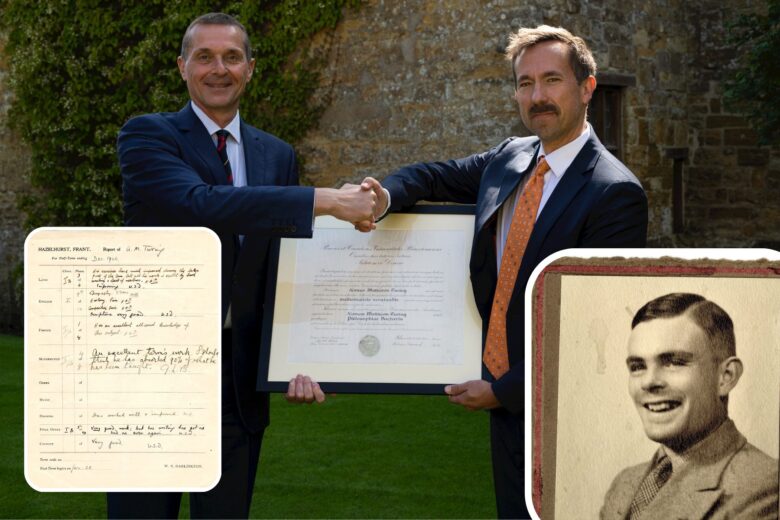 Alan Turing items - including school reports - back in Sherborne from ...