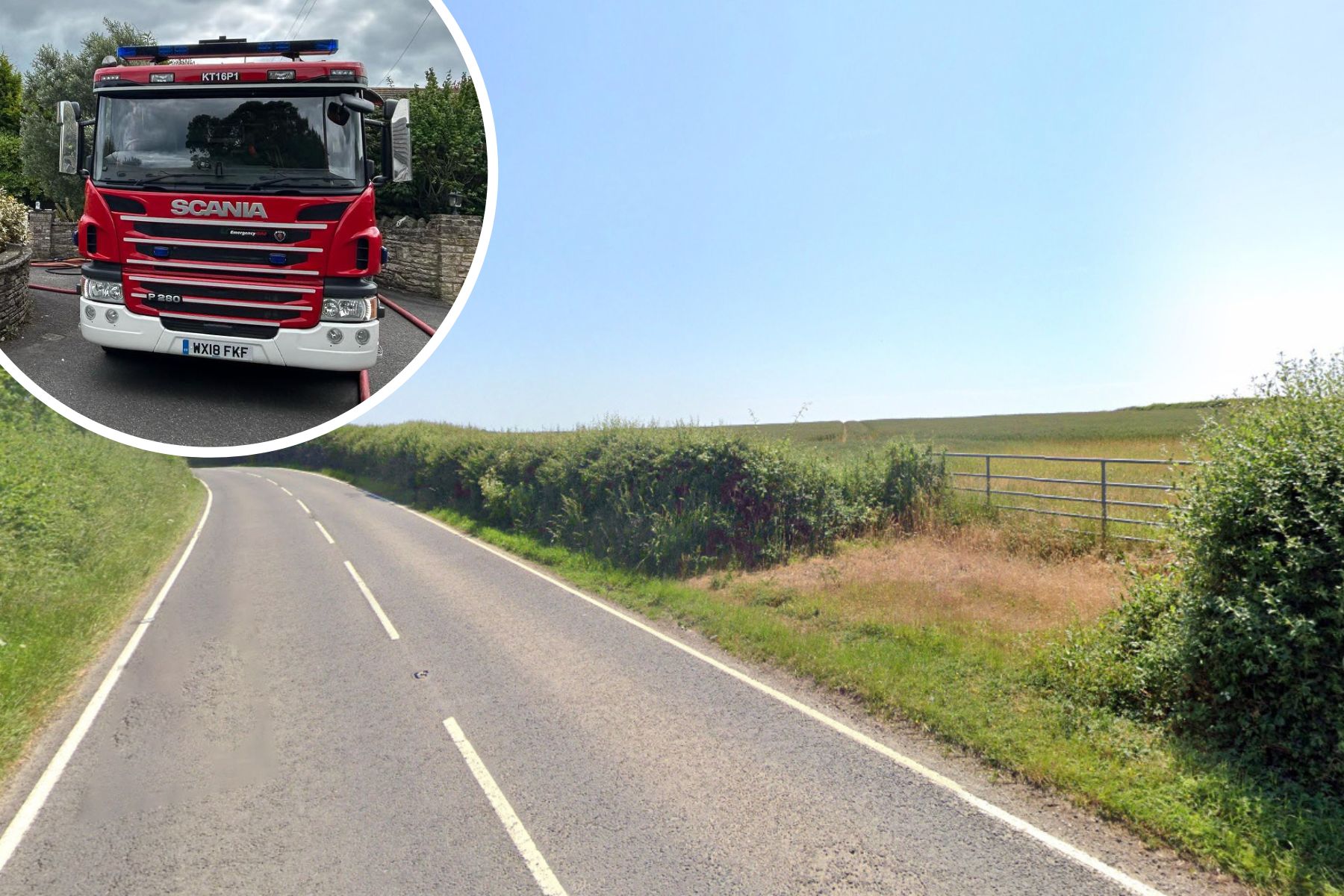Tractor fire spread to field in Portesham | The New Blackmore Vale ...