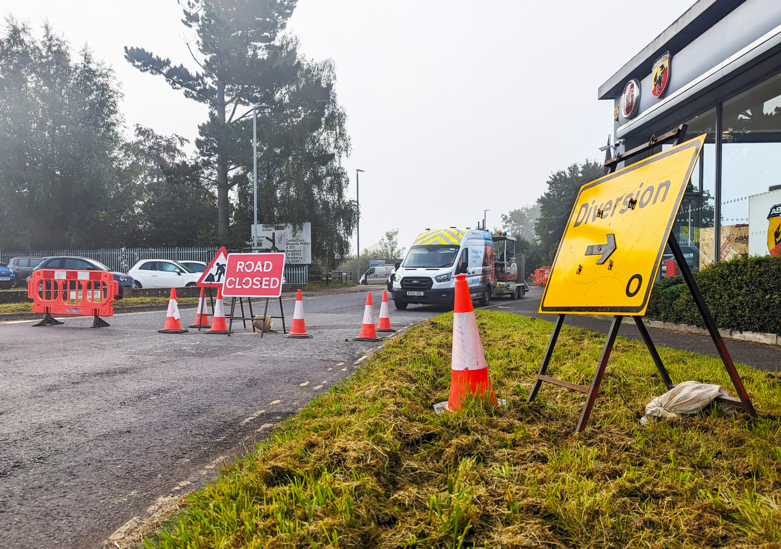 Confusion over Dyke's Way road closure at Wincanton Business Park | The ...