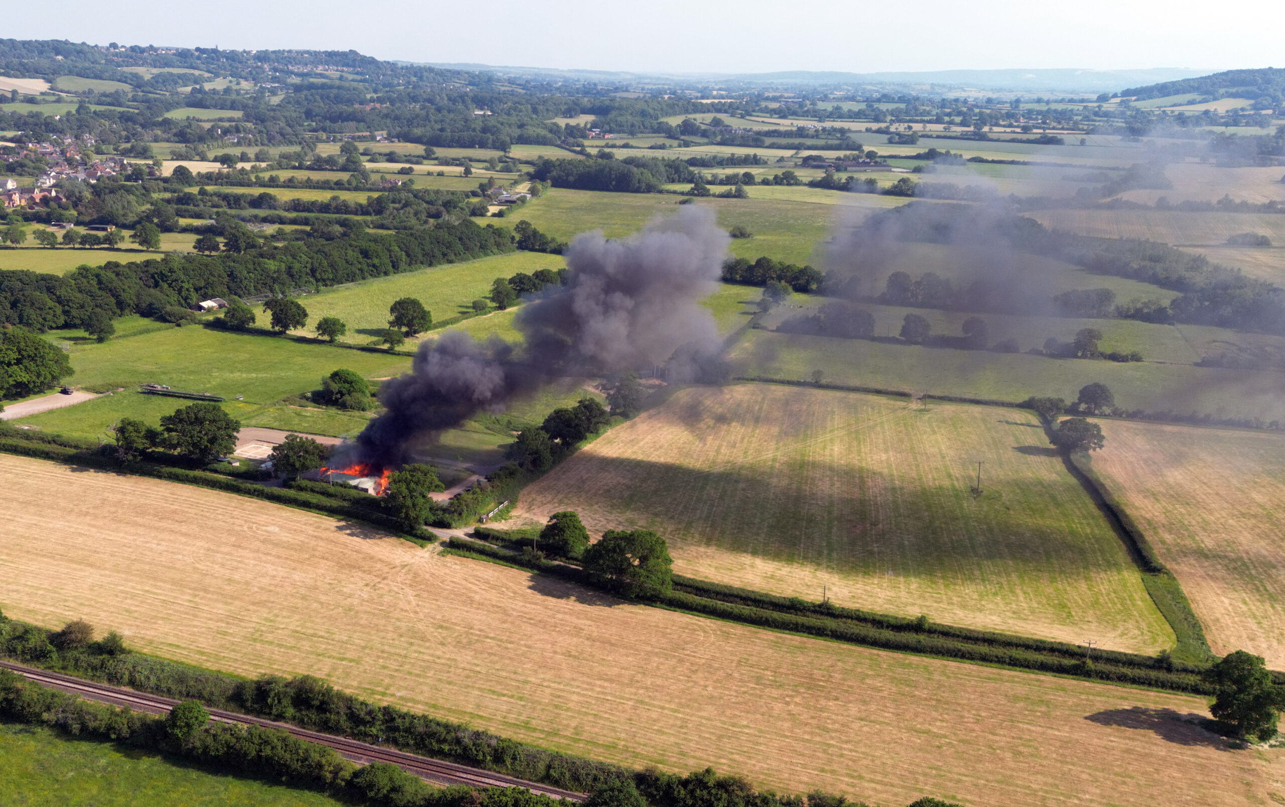 Building badly damaged by fire in Motcombe | The New Blackmore Vale ...