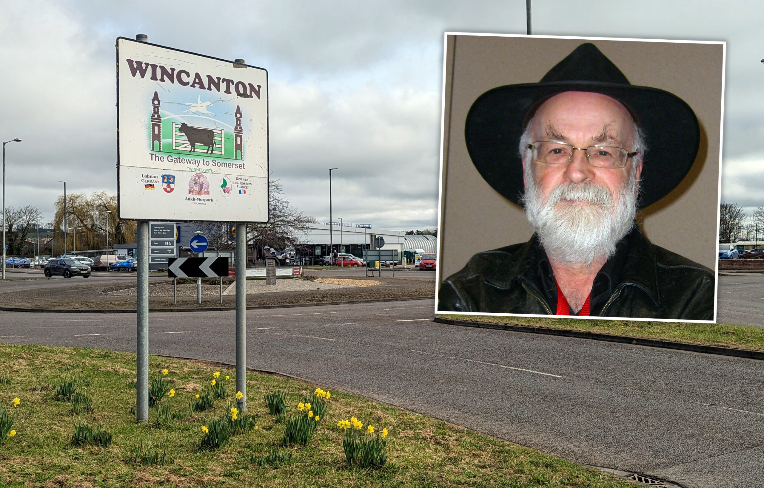 How Wincanton became linked with Terry Pratchett and Discworld | The ...