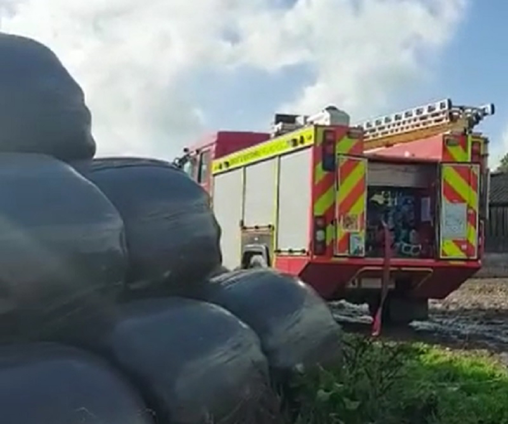 Around 50 hay bales destroyed in Semley Common fire | The New Blackmore ...